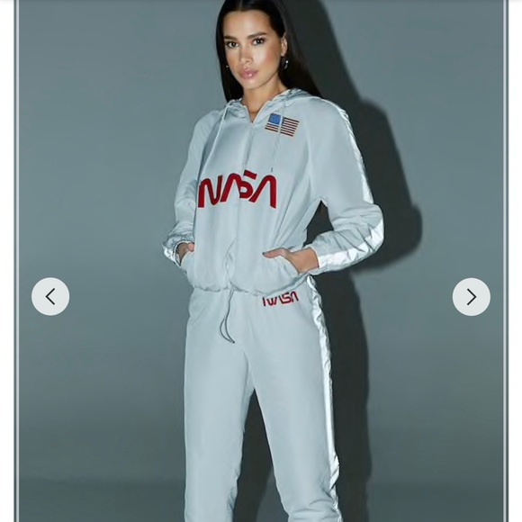 Forever 21 | Jackets & Coats | Nasa Reflective Hooded Anorak | Poshmark